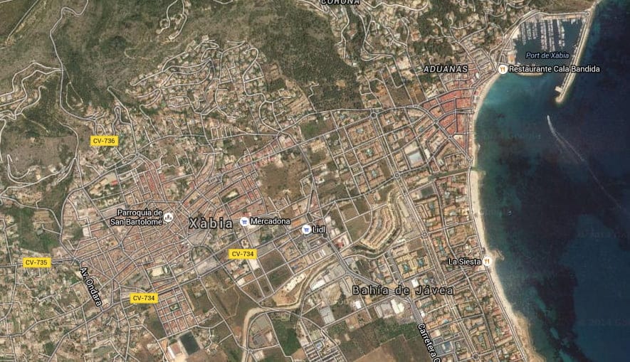 Xàbia mapa - Jávea.com | Xàbia.com
