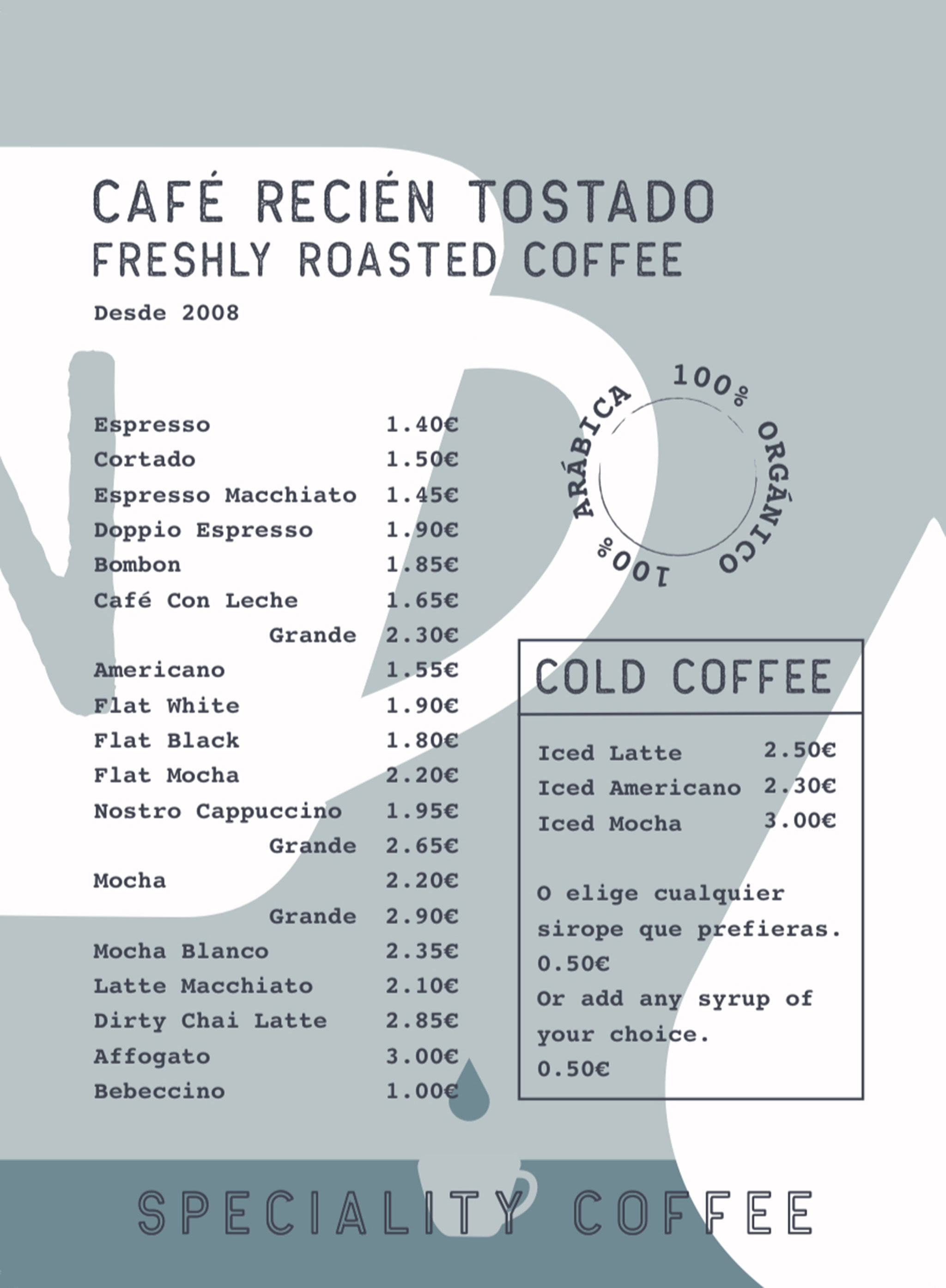 Tipos de café - Nostro Café Costa. - Jávea.com | Xàbia.com