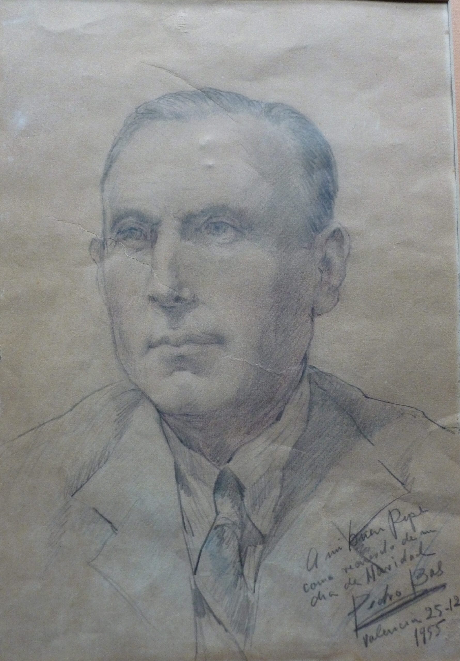 Retrato de José Codina Cardona de 25 de diciembre de 1955, por Pedro ...