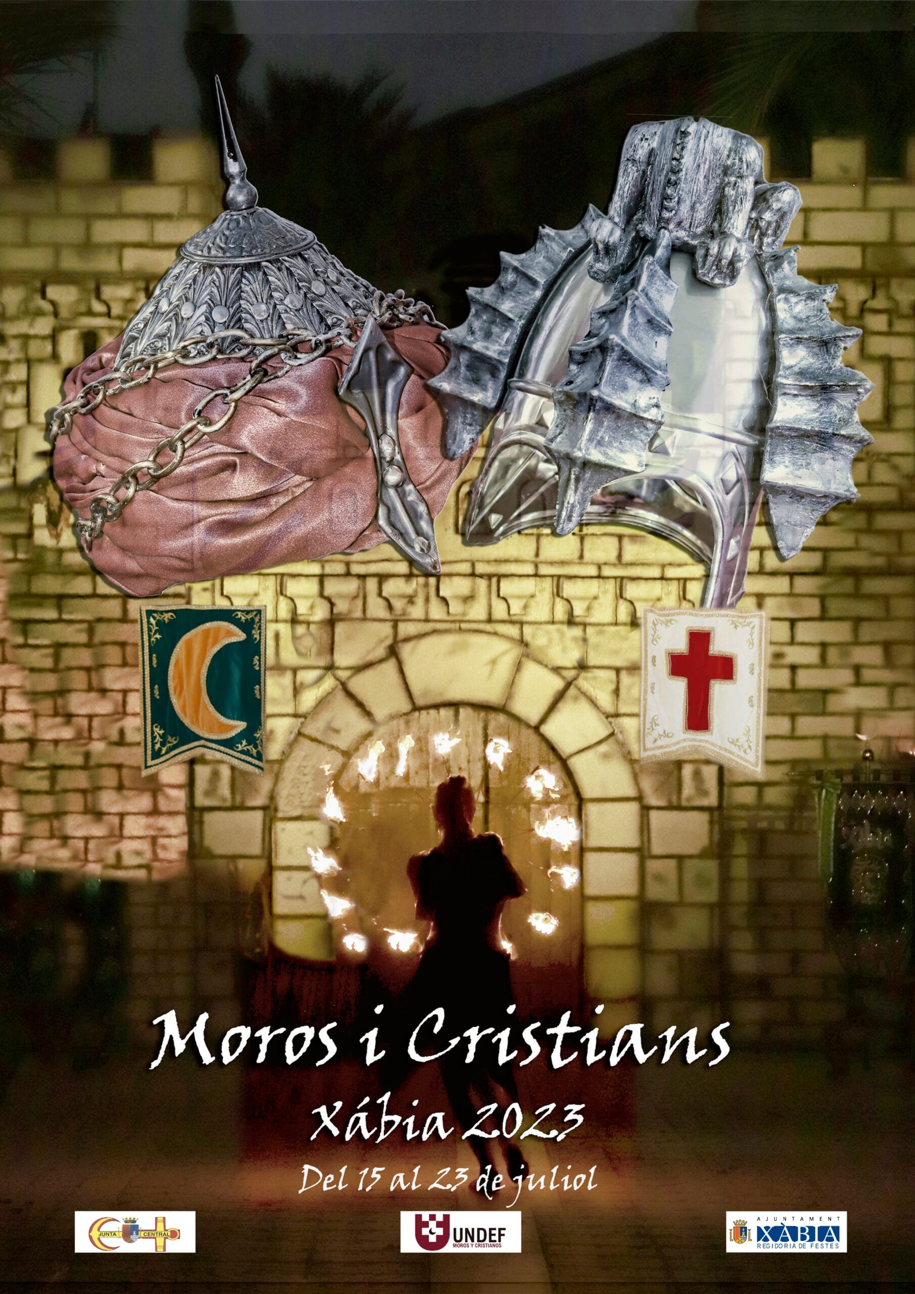Poster Moors and Christians, Xàbia 2023 - Jávea.com | Xàbia.com