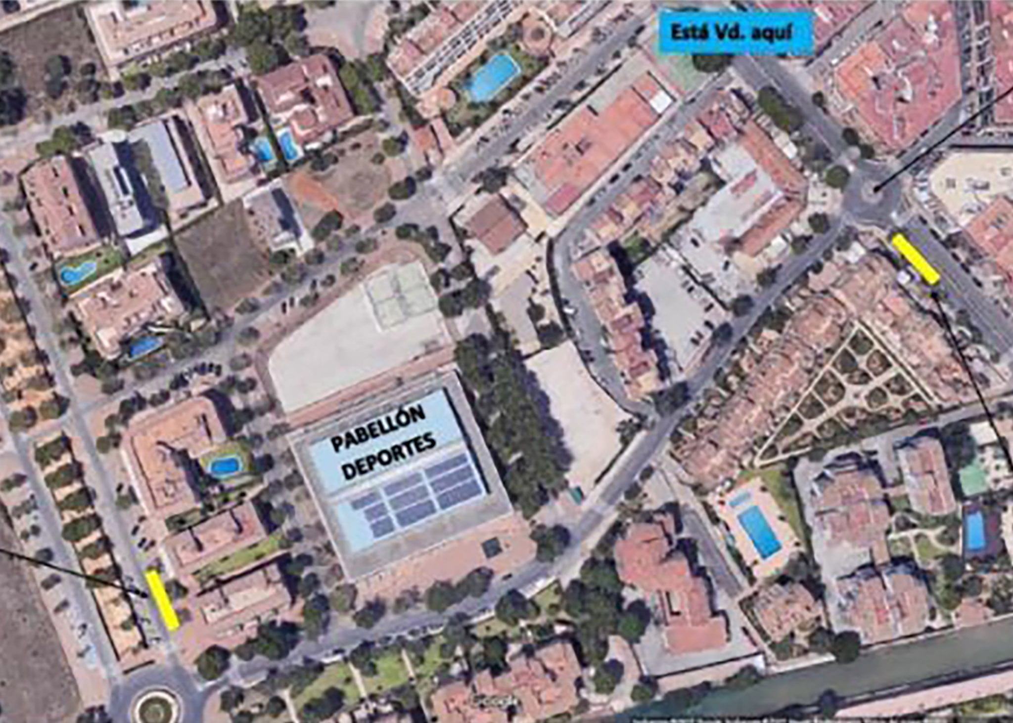 Map of the changes in transport during the Loreto de Xàbia festivities ...