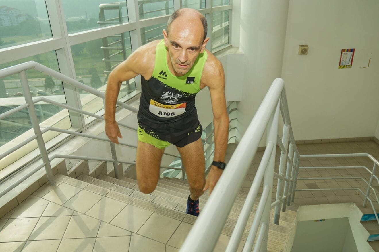 Nasio Cardona, el rey de las escaleras