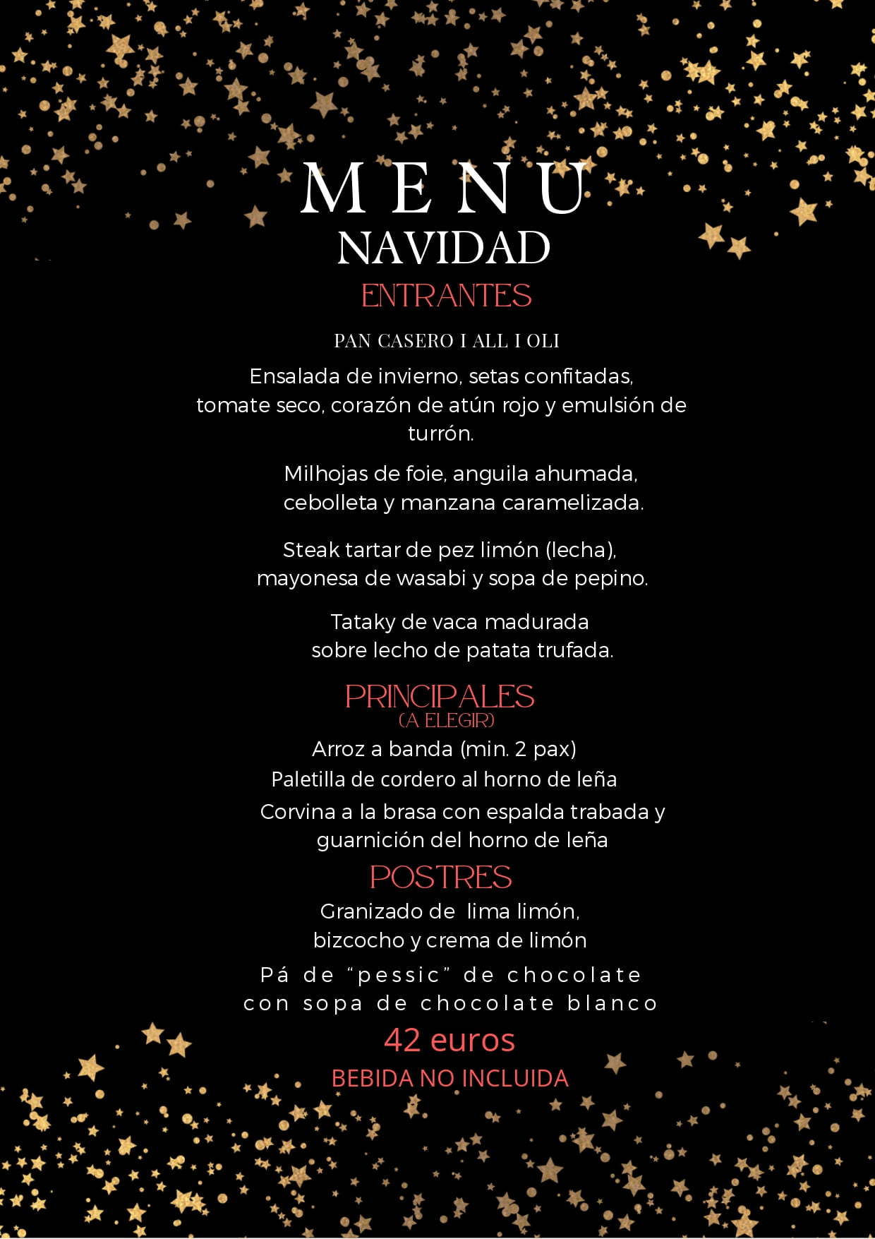 Celebra esta Navidad con un menú completo y variado - Jávea.com | Xàbia.com