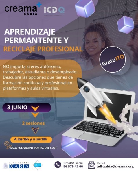 Cartel curso Creama - Jávea.com | Xàbia.com