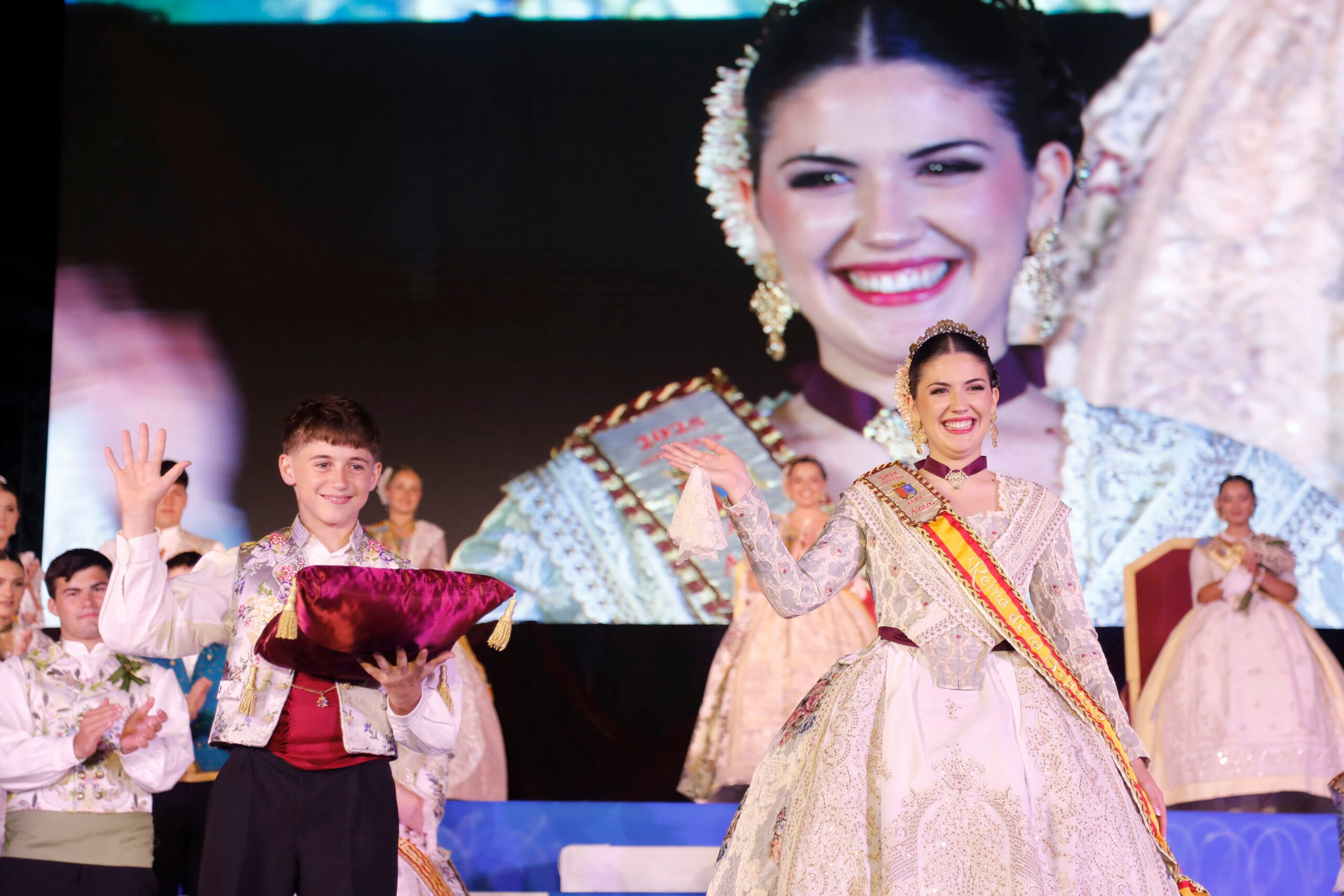 Ainhoa Buigues, queen Fogueres Xàbia 2025, in her proclamation - Jávea ...