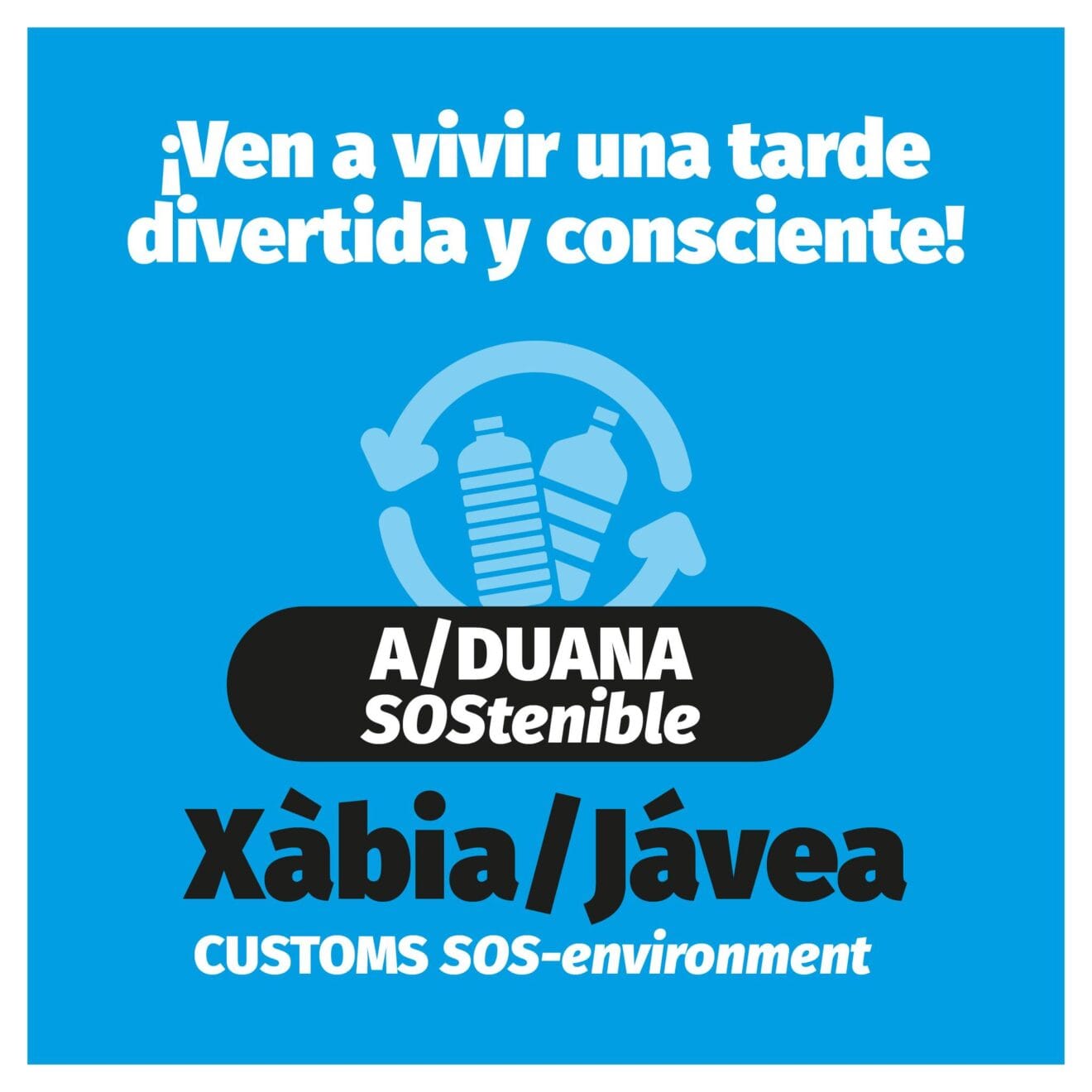 Plakat für die PAS-Aktivität - Jávea.com | Xàbia.com